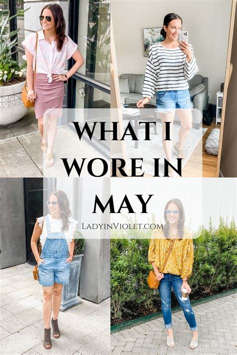 What I Wore In May Lady In Violet Fashion Bloglady In Violet