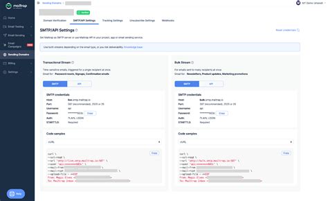 Mailtrap Email Sending Smtp Integration Mailtrap Knowledge Base