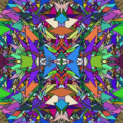 Generative Art Pattern Tile By Mysteriousman Vectors And Illustrations