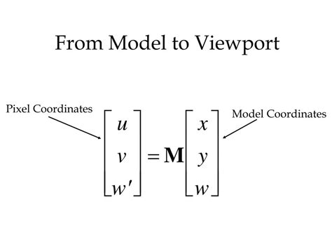 Ppt 2d Transformations And Homogeneous Coordinates Powerpoint Presentation Id853631