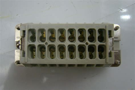 Harting 16 Pin Female Connector Insert 09330162701 Joseph Fazzio