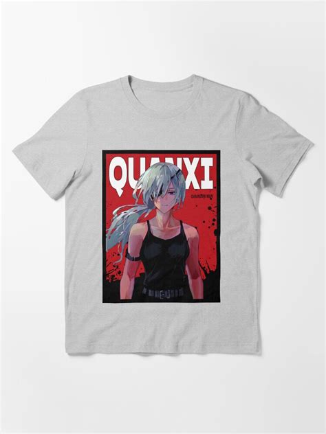 Quanxi Chainsaw Man Red Comic Design T Shirt For Sale By Ikaxii