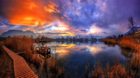 1920x1080 Lake Lights Laptop Full Hd 1080p Hd 4k Wallpapersimages
