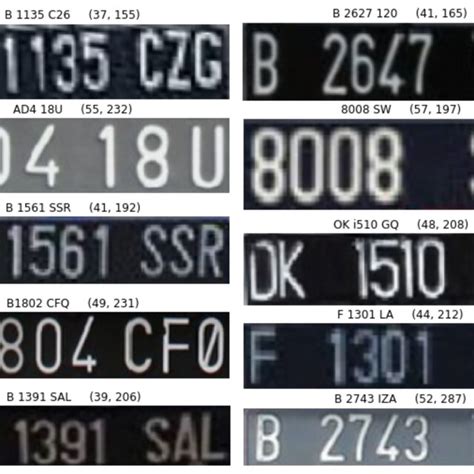 Some Test Examples Of Vehicle Number Plate Recognition Download