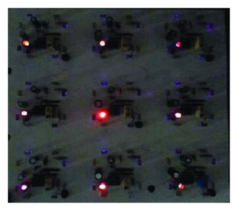 Experimental Fireflies Synchronization A Isolated Nodes B Line