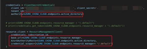 Need A Config Entry For Other Clouds Such As Azure China Issue Azure Azure DataFactory