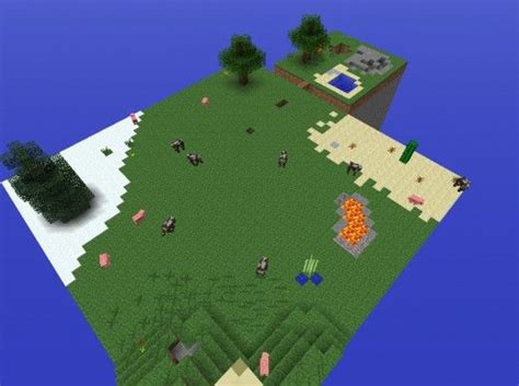 Floating Doom Island Minecraft Survival Island Map Island Survival Minecraft Survival Island Map