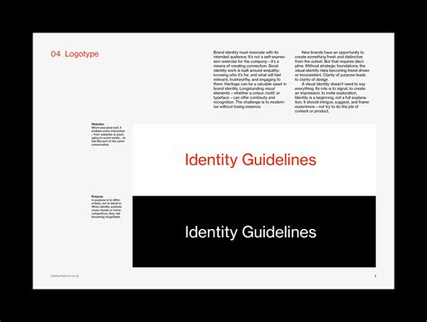 Identity Guidelines Grid System A4 Landscape 8 Images Behance