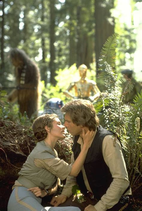 Star Wars The Return Of The Jedi Princess Leia Kiss Courtship Of