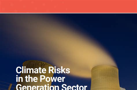 Climate Risks In The Power Generation Sector United Nations