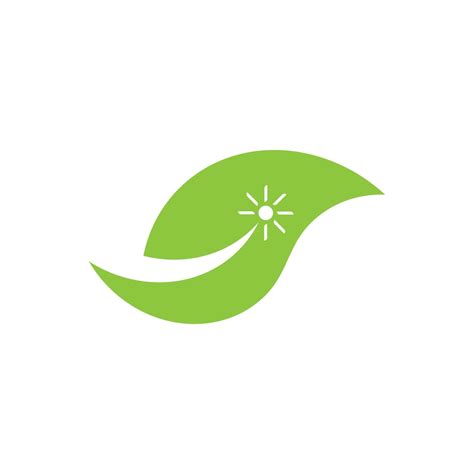 Geometric Leaf Sun Symbol Logo Vector 20948220 Vector Art At Vecteezy