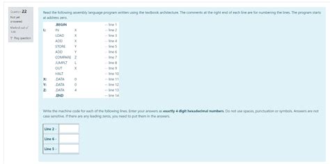 Read The Following Assembly Language Program Written