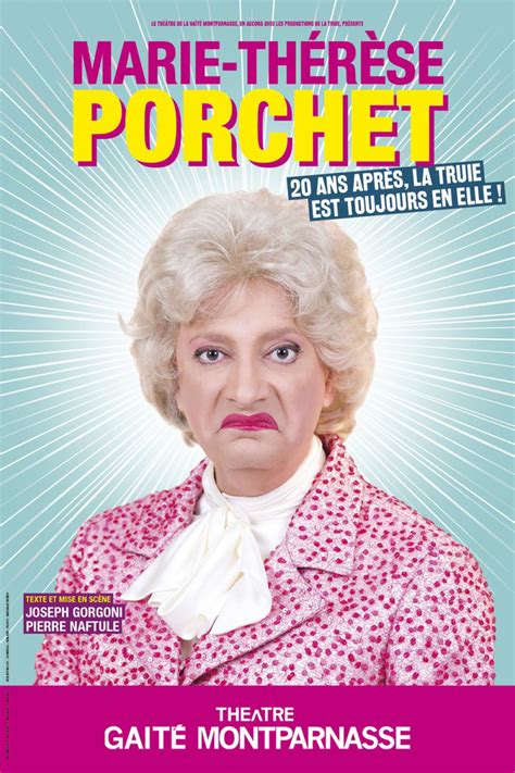 Marie Thérèse Porchet Dans La Truie Est En Moi Spectacle