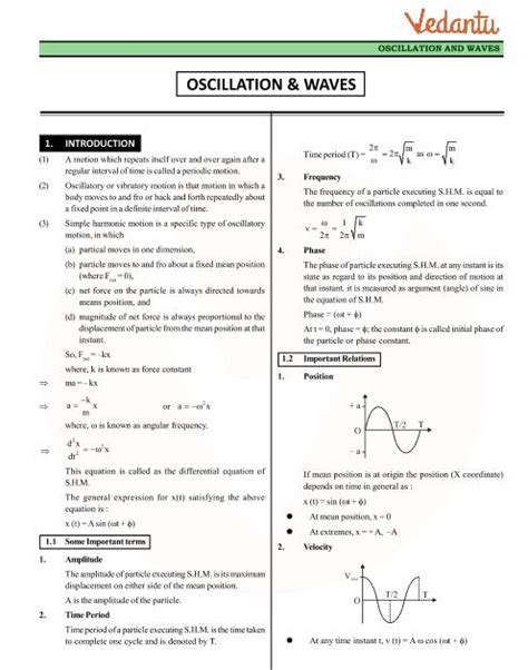 Frequency Of Oscillation Formula Anderson Has Proctor
