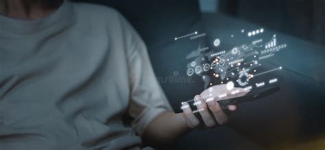 Ai Artificial Intelligence Concept Businessman Hand Touch Hologram
