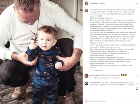 El Conmovedor Mensaje De La Hija De Ricardo Iorio En El Día Que El