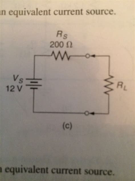 Solved Derive The Current Source Equivalent Of The Voltag Chegg Com