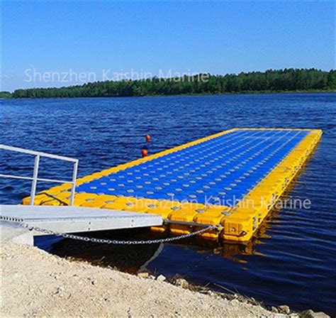 Modular Hdpe Floater Eps Foam Filled Dock Float Jetski Pontoon Jetty Drive On Dock