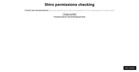 Permissions Checking In React Codesandbox