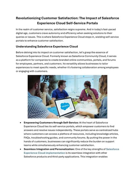 Ppt Revolutionizing Customer Satisfaction The Impact Of Salesforce