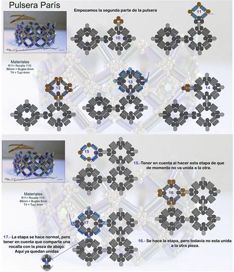 браслет схема Beadwork Tutorial Beading Tutorials Seed Bead Tutorial