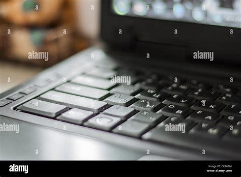 Large Keyboard Laptop Macro Shot Stock Photo Alamy