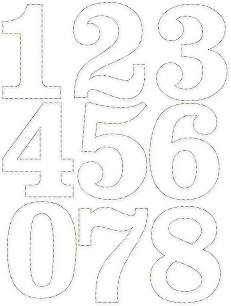 Number Scroll Printable