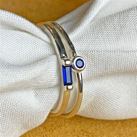 Small Stone Ring Etsy