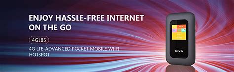 Tenda G G G LTE Advanced Pocket Mobile Wi Fi Hotspot Router Mbps Data Transfer Rate