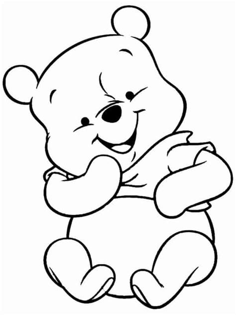 30 desenhos do URSINHO POOH para colorir grátis 2025