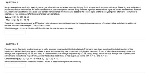 Solved Question 2 Persons Having Raynauds Syndrome Are Apt