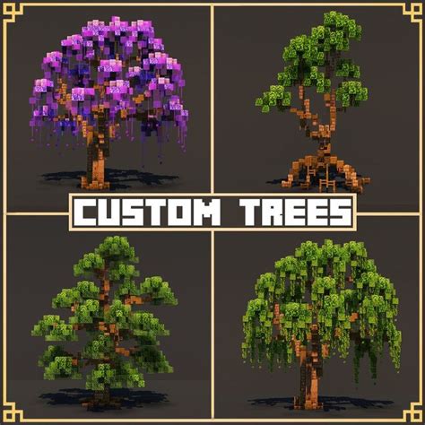 Seefro On Instagram Custom Trees 🌳 Get Build Downloads Through My Bio