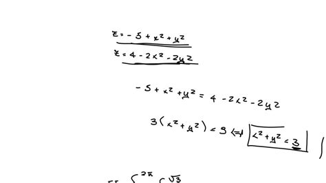 SOLVED Find The Volume Of The Solid Bounded By The Paraboloids Z 5 X