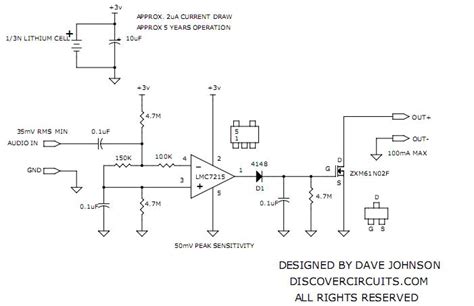 Audio Signal Detectorswitch Circuit Controlcircuit Circuit