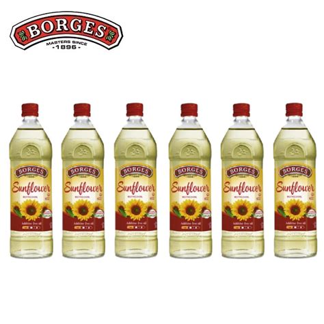 Borges 百格仕 《西班牙》葵花油1l1000mlx6瓶 Pchome 24h購物
