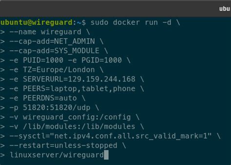 Install Wireguard VPN Server With Docker MARKONTECH