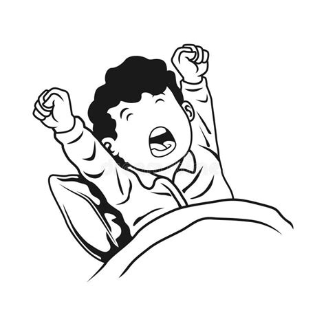 Illustration Of People Waking Up Stock Vector Illustration Of Nose Morning 288490558