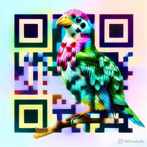 Цветная Птица — генератор Qr кода приколов Бесплатные примеры