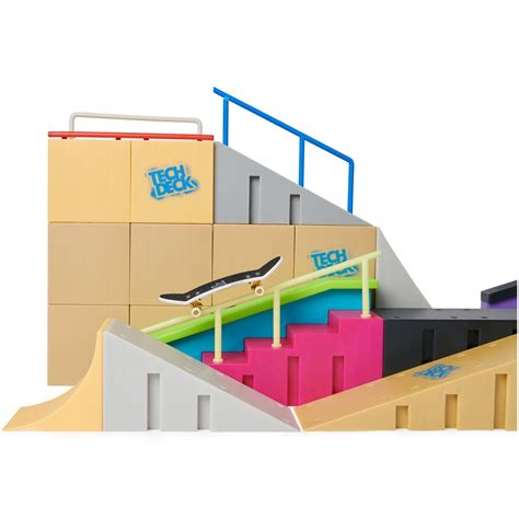 Tech Deck Készlet Neon Mega Park Rámpa Ujj Gördeszka Emaghu