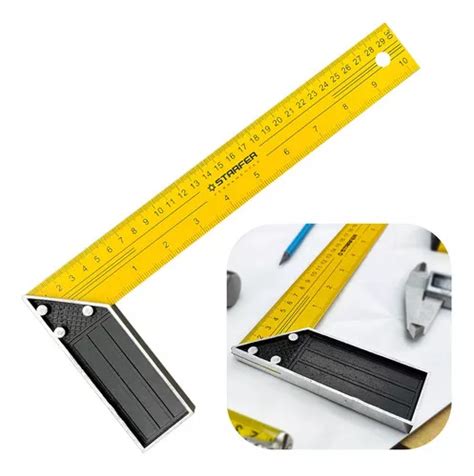 Esquadro Cabo Metal 12 300mm Starfer Parcelamento Sem Juros