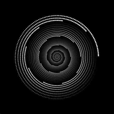 White Dotted Swirl Pattern Vector Illustration 16070842 Vector Art At