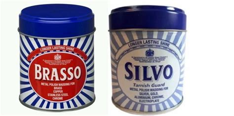 Brasso And Silvo Duraglit Metal Brass Silver Wadding Polish 75g Tin 1