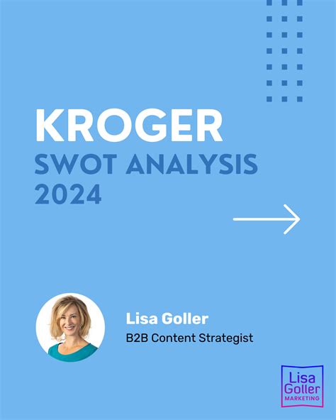 Kroger SWOT Analysis 2024 Lisa Goller Marketing B2B Content For
