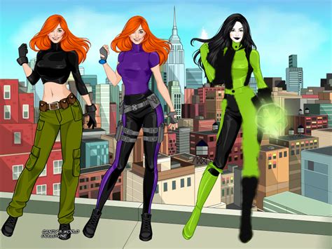 Kim Possible Und Shego Deviantart Kim Possible Shego By Rawien On