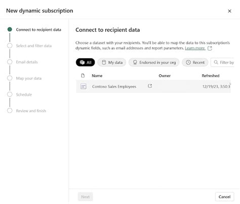 Dynamic Subscriptions For Power Bi Reports Preview