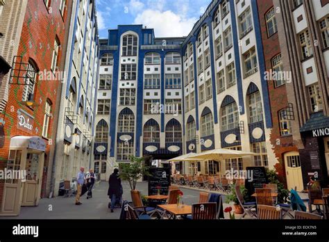 Germany, Berlin, Spandauer Vorstadt, Hackesche Hofe, first courtyard ...