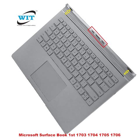 Dock Keyboard For Microsoft Surface Book 1 1st 1705 Base With Us