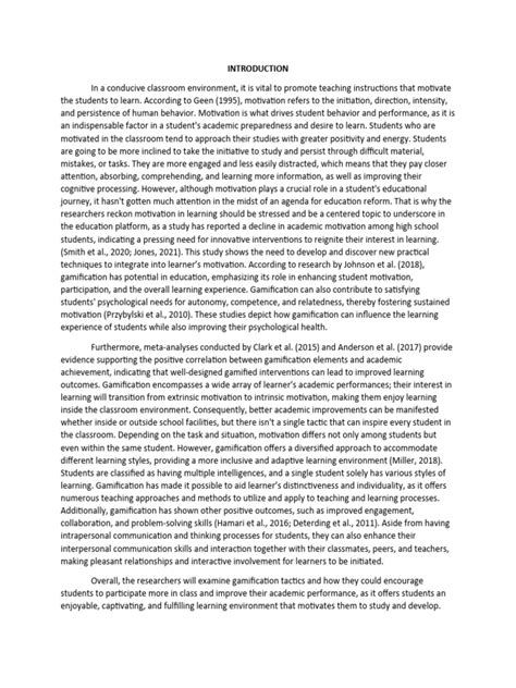 Introduction Pdf Motivational Motivation