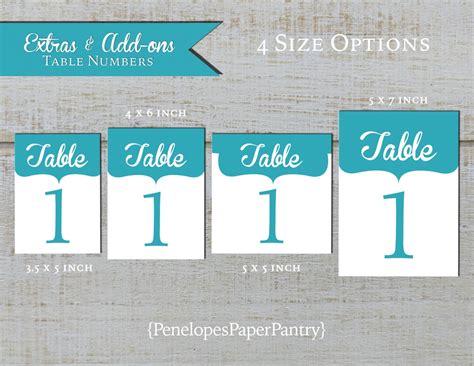 Personalized Table Numberswedding Reception Table Numberreception