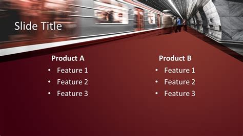 free subway powerpoint template free powerpoint templates